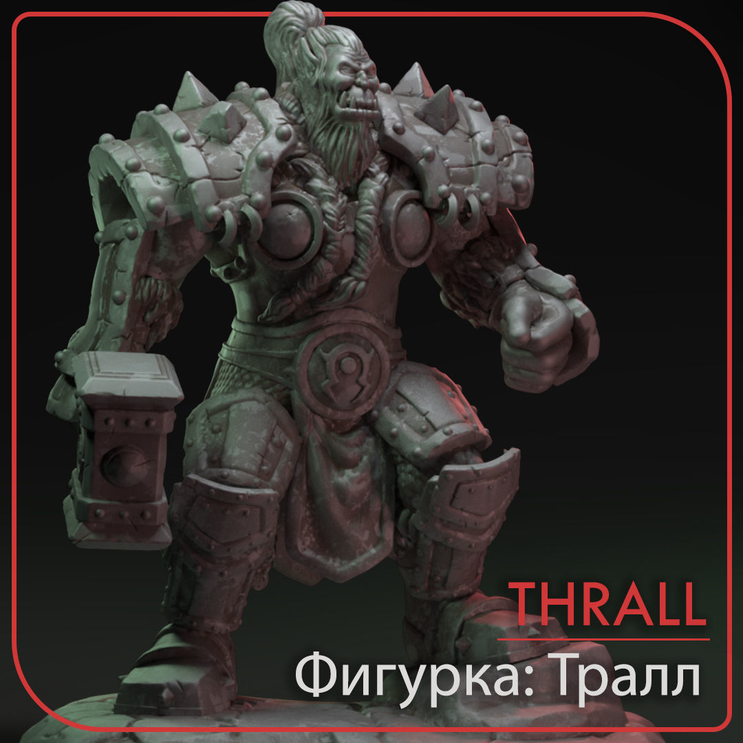 Thrall World of Warcraft 3D print model 3D model 3D printable | CGTrader