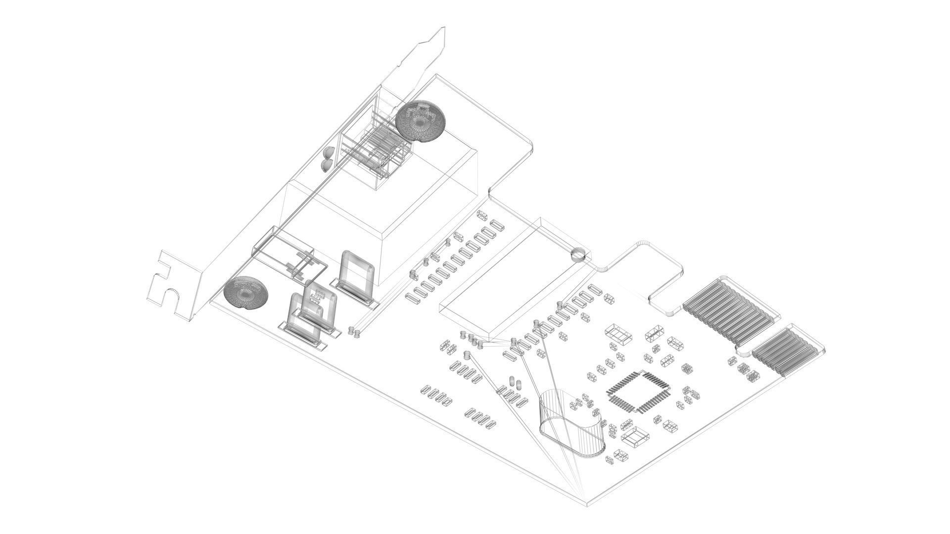 Network Card 3D model | CGTrader