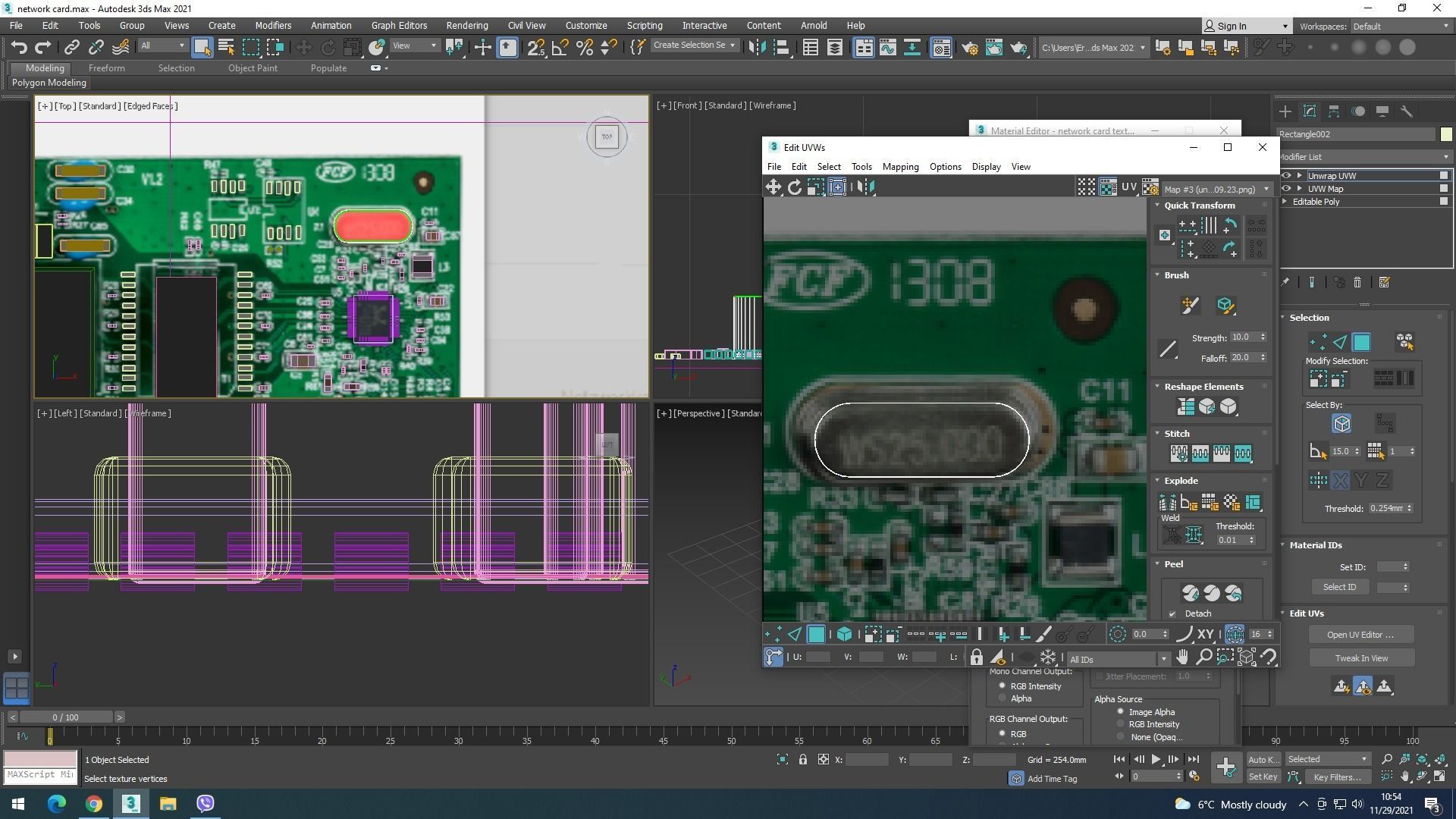 Network Card 3D model | CGTrader