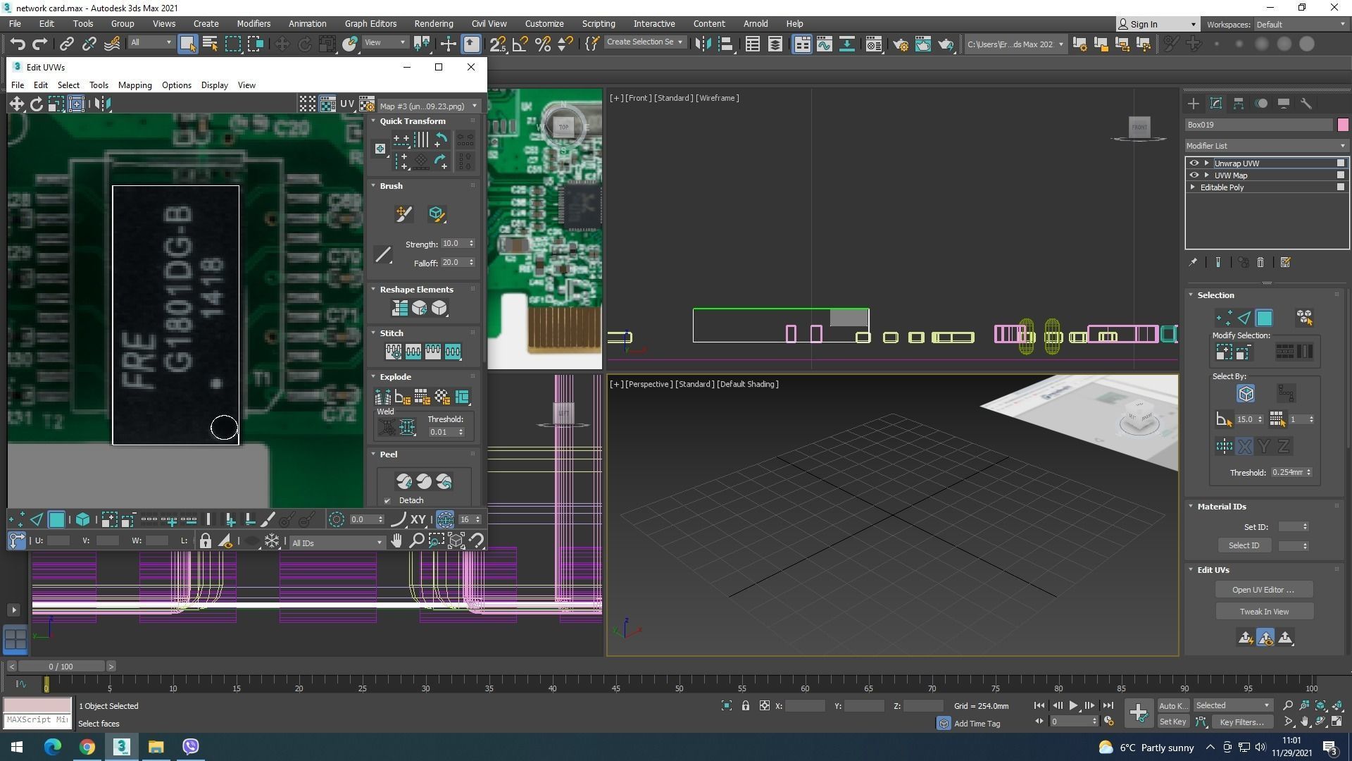 Network Card 3D model | CGTrader