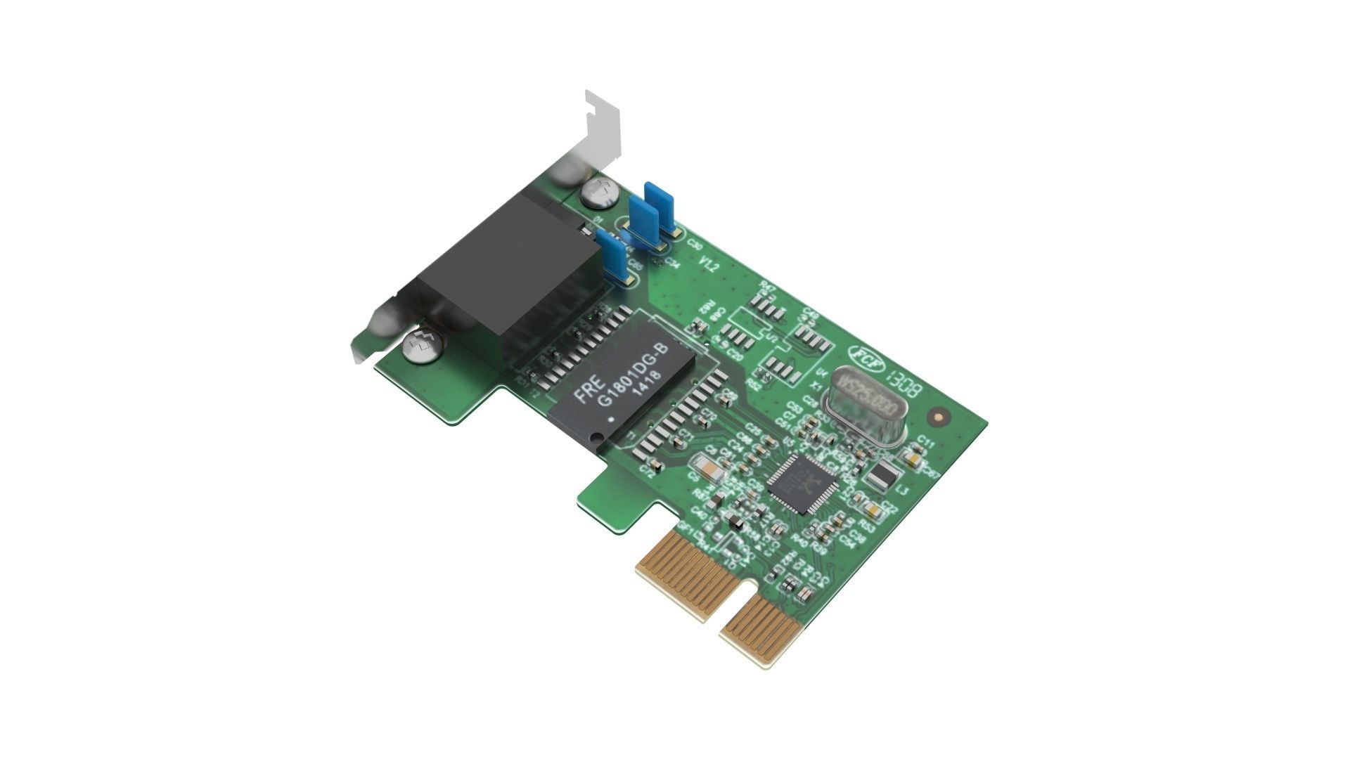 Network Card 3D model | CGTrader