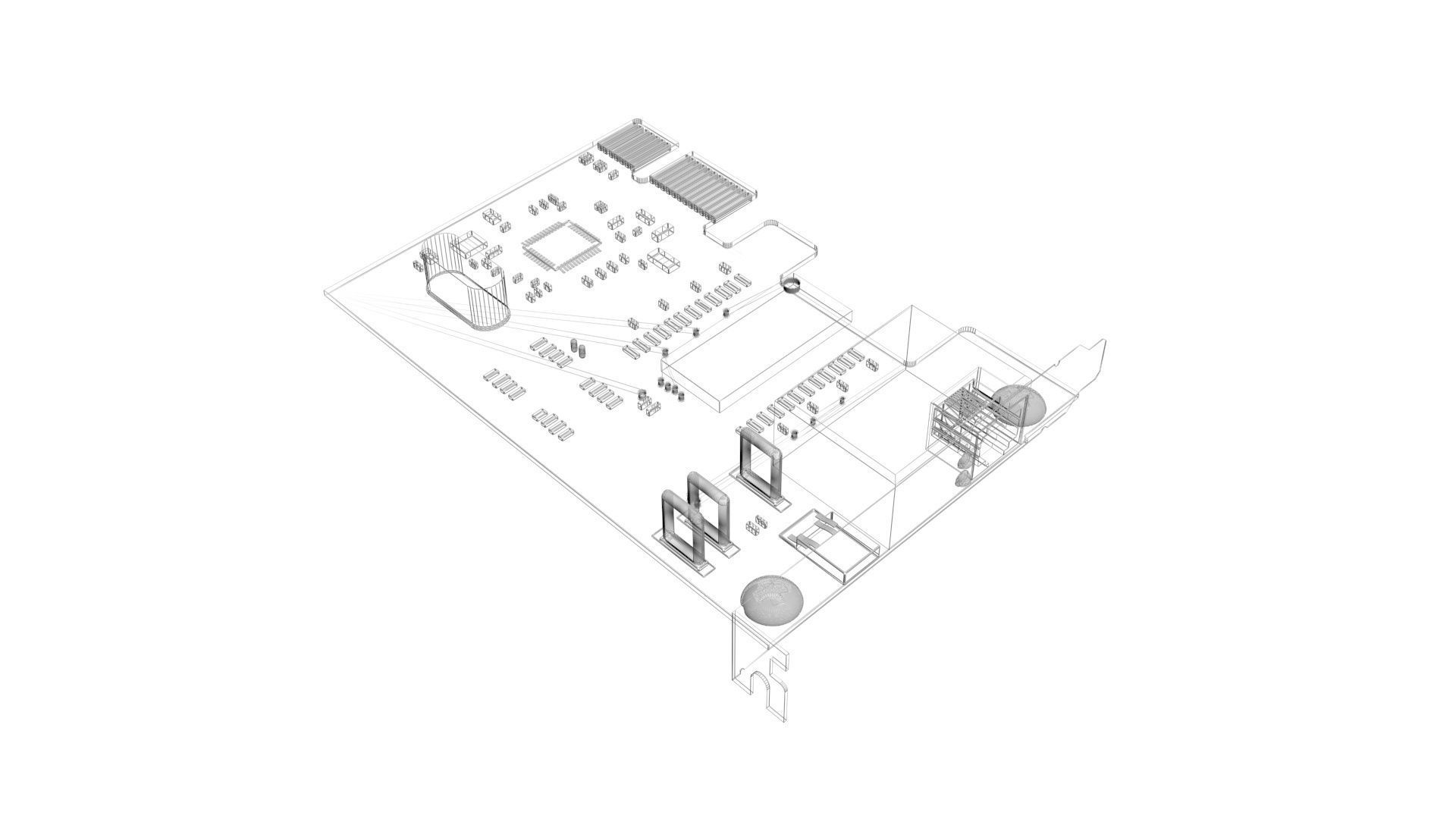 Network Card 3D model | CGTrader
