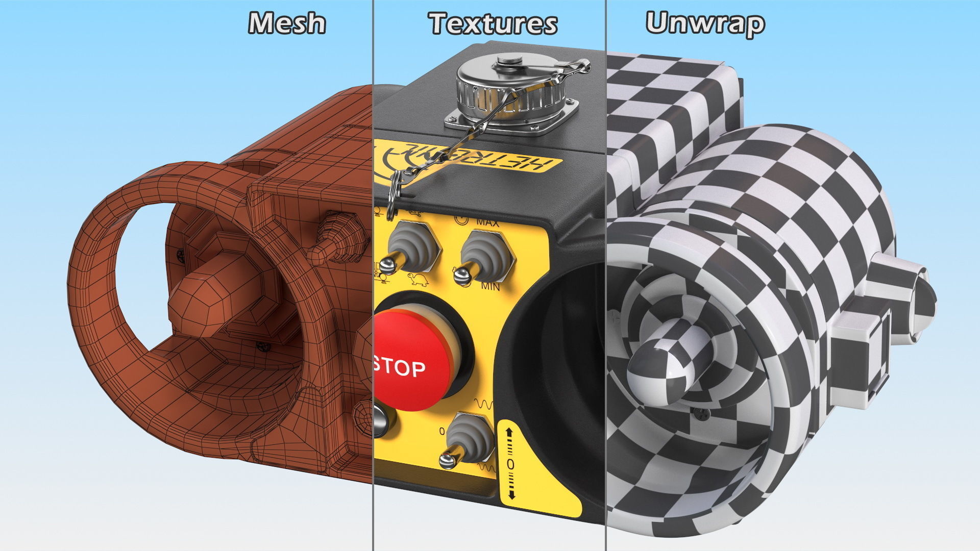 Remote Control Bomag BMP8500 3D model | CGTrader