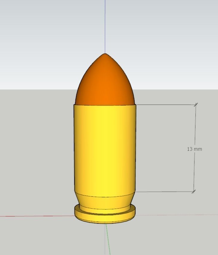 380 acp round free 3D model | CGTrader