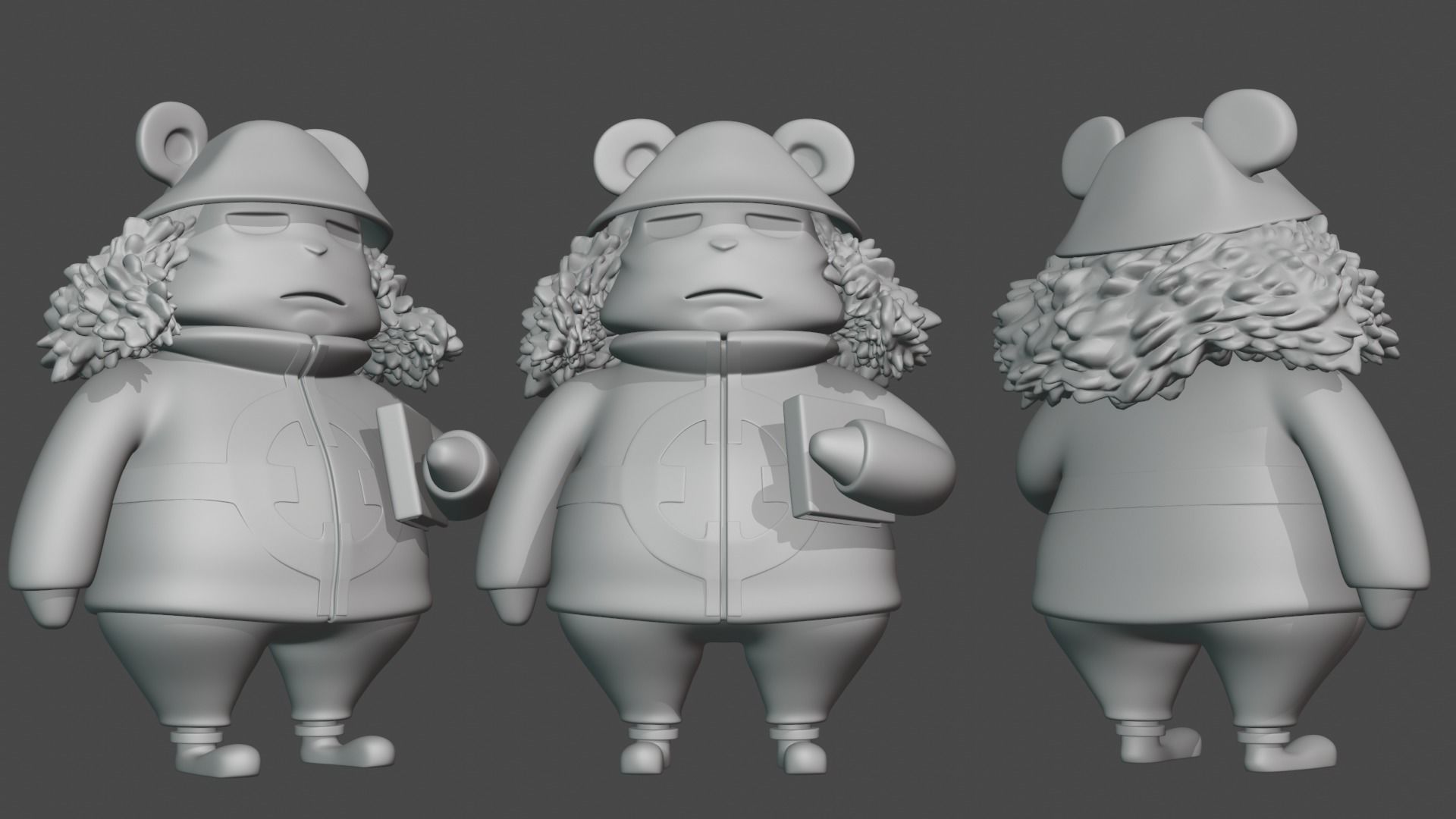 Bartholomew Kuma Chibi - One Piece 3D model 3D printable | CGTrader