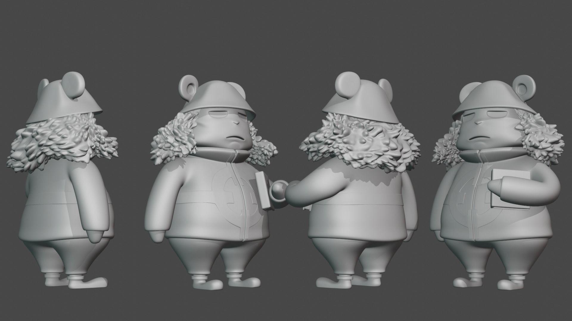 Bartholomew Kuma Chibi - One Piece 3D model 3D printable | CGTrader