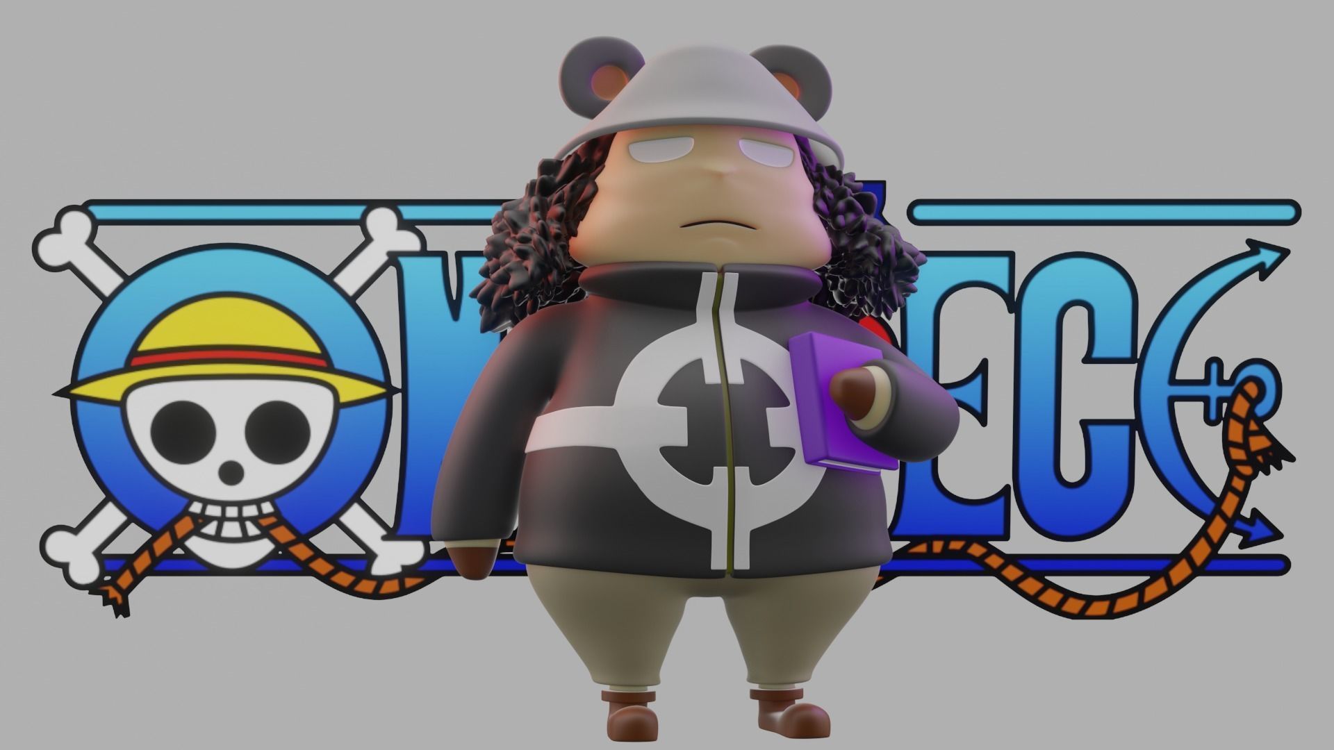 Bartholomew Kuma Chibi - One Piece 3D model 3D printable | CGTrader