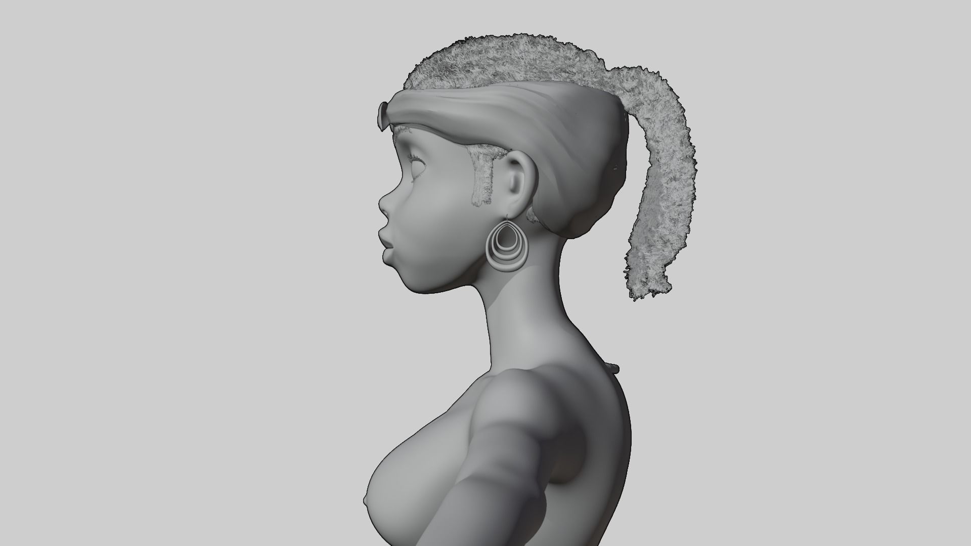 sandra model woman in dress running 3D model animated rigged | CGTrader