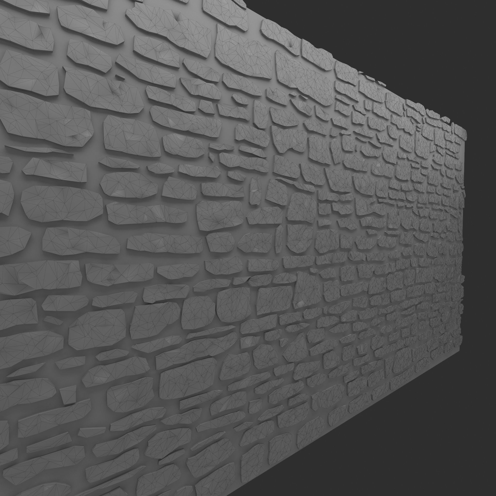 3D model Masonry Stone Wall 2 VR / AR / low-poly | CGTrader