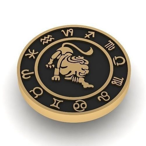 Zodiac sign Leo Model 1759 3D model 3D printable | CGTrader
