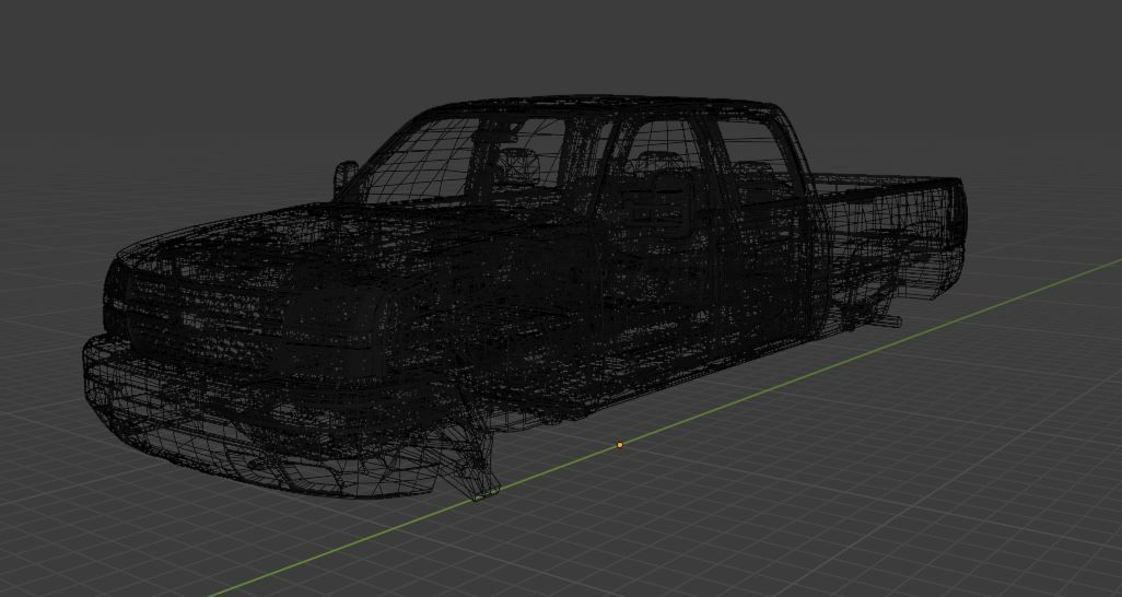 3D model 2006 Chevrolet Silverado Reg cab and Crew cab VR / AR / low ...
