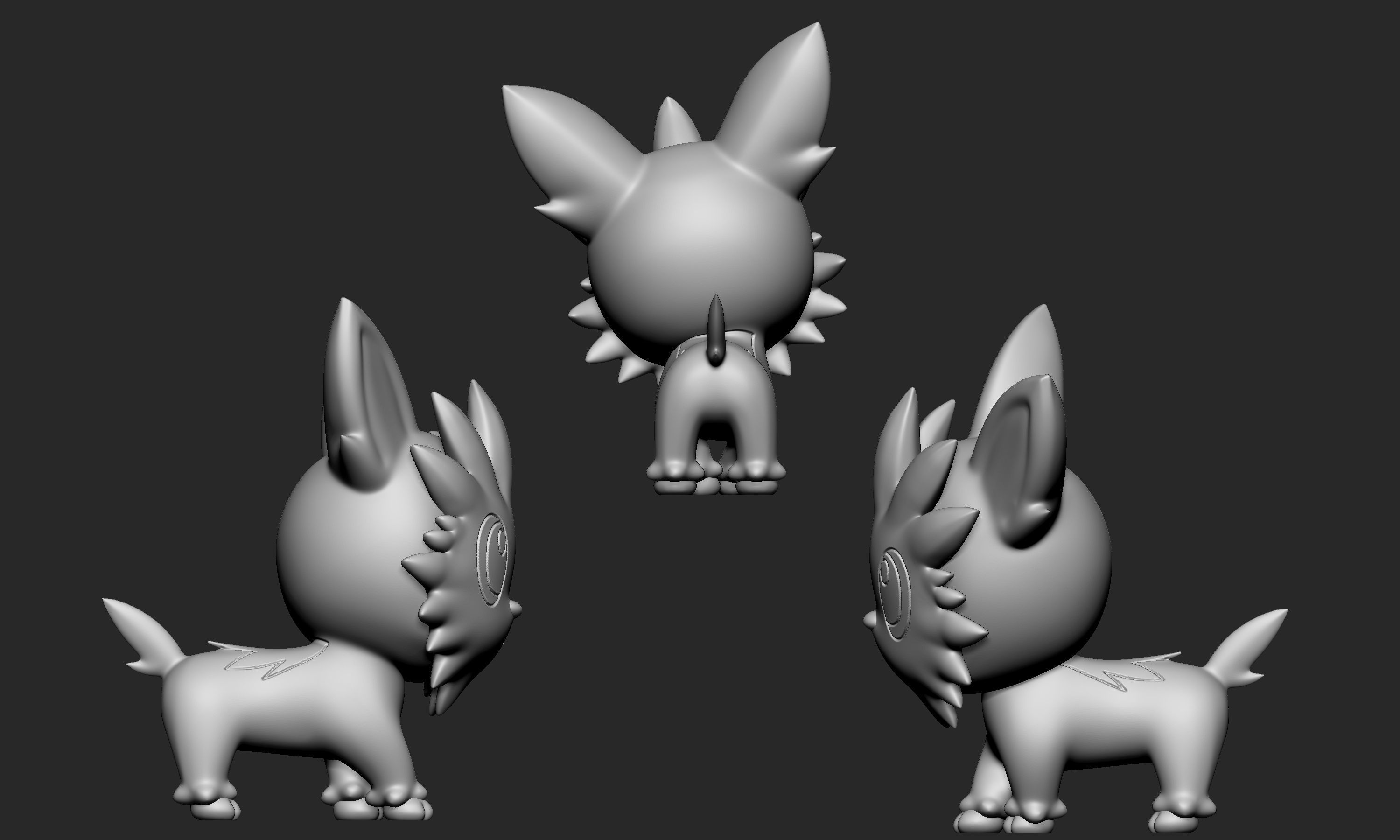 Pokemon - Lillipup with 2 poses 3D model 3D printable | CGTrader