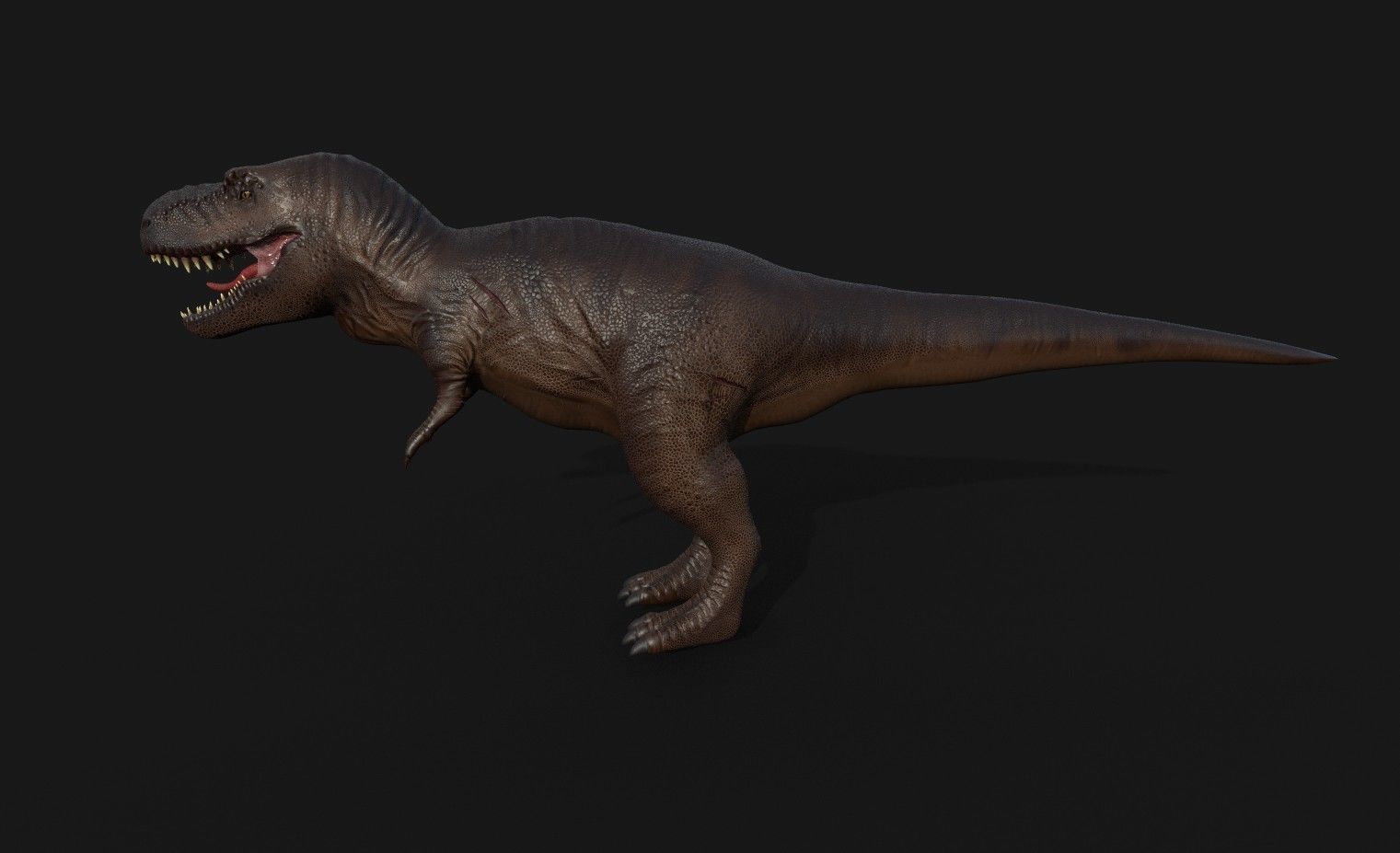 3D model T-Rex Game Asset Model and Texture only VR / AR / low-poly ...