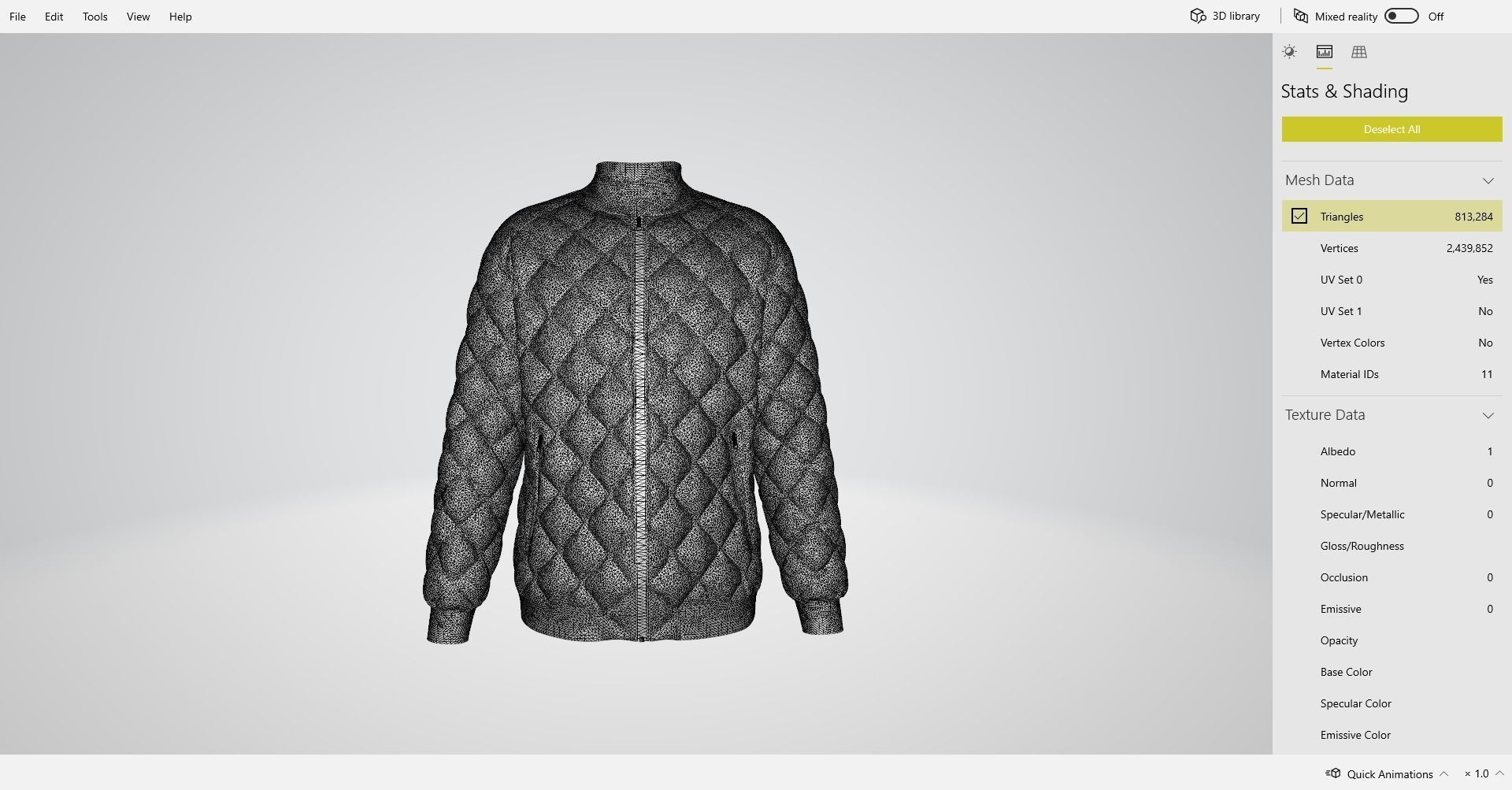 Neck Rib Classic Puffer Jacket 3D model | CGTrader