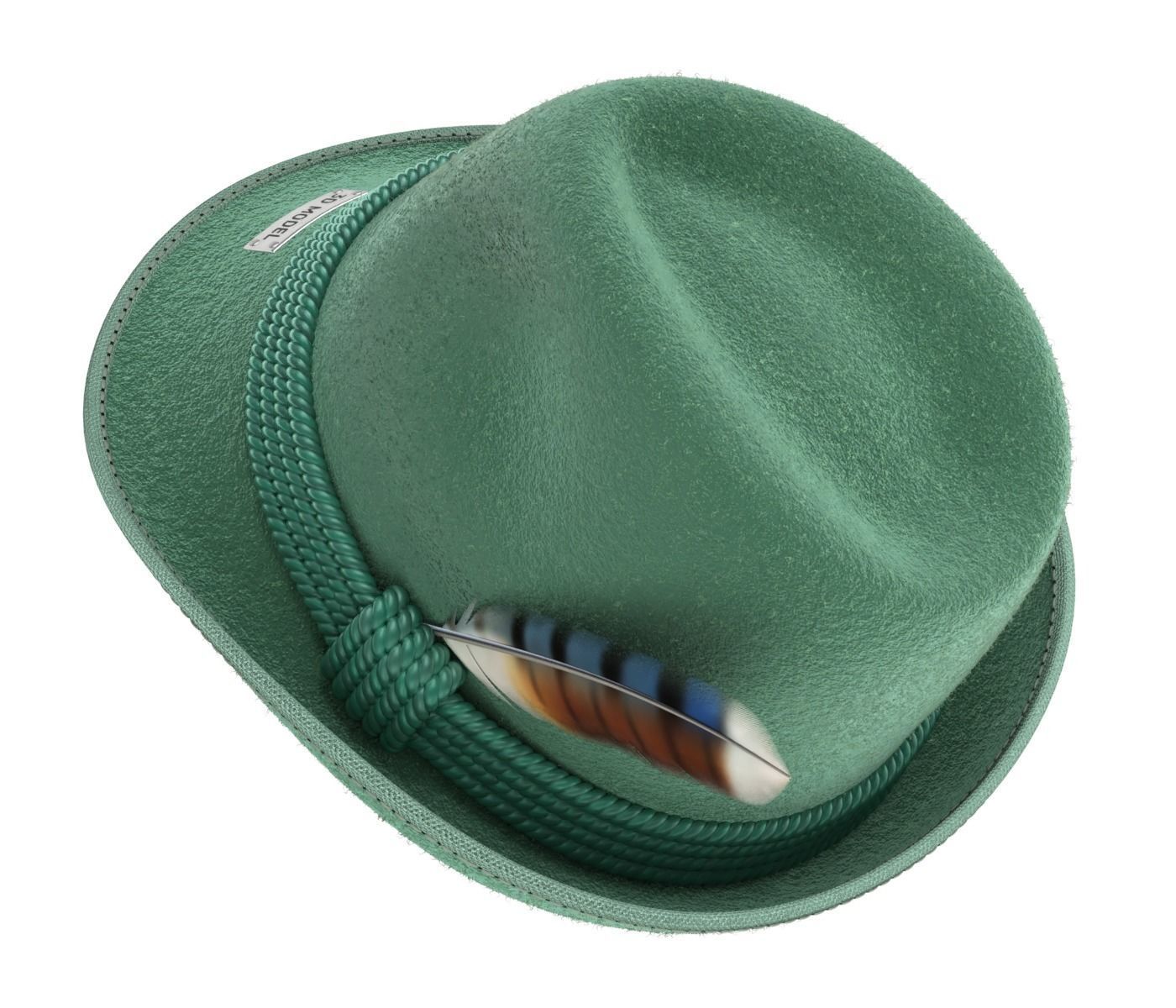 Traditional German Hat 3D model | CGTrader