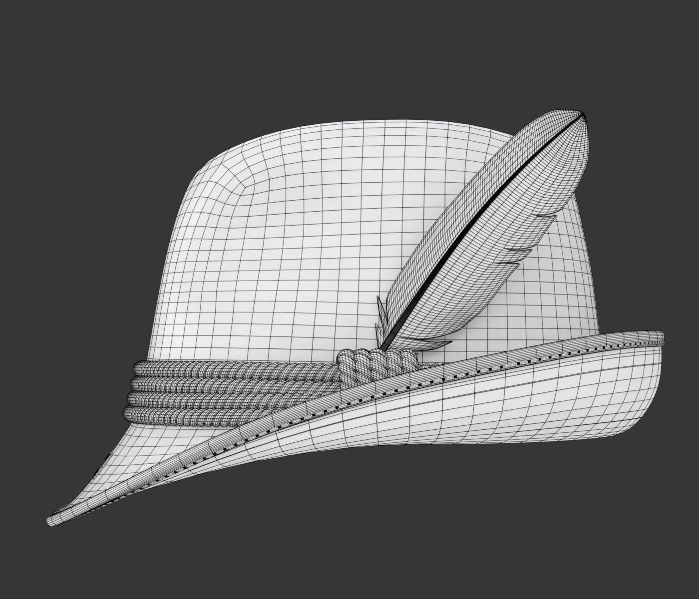 Traditional German Hat 3D model | CGTrader