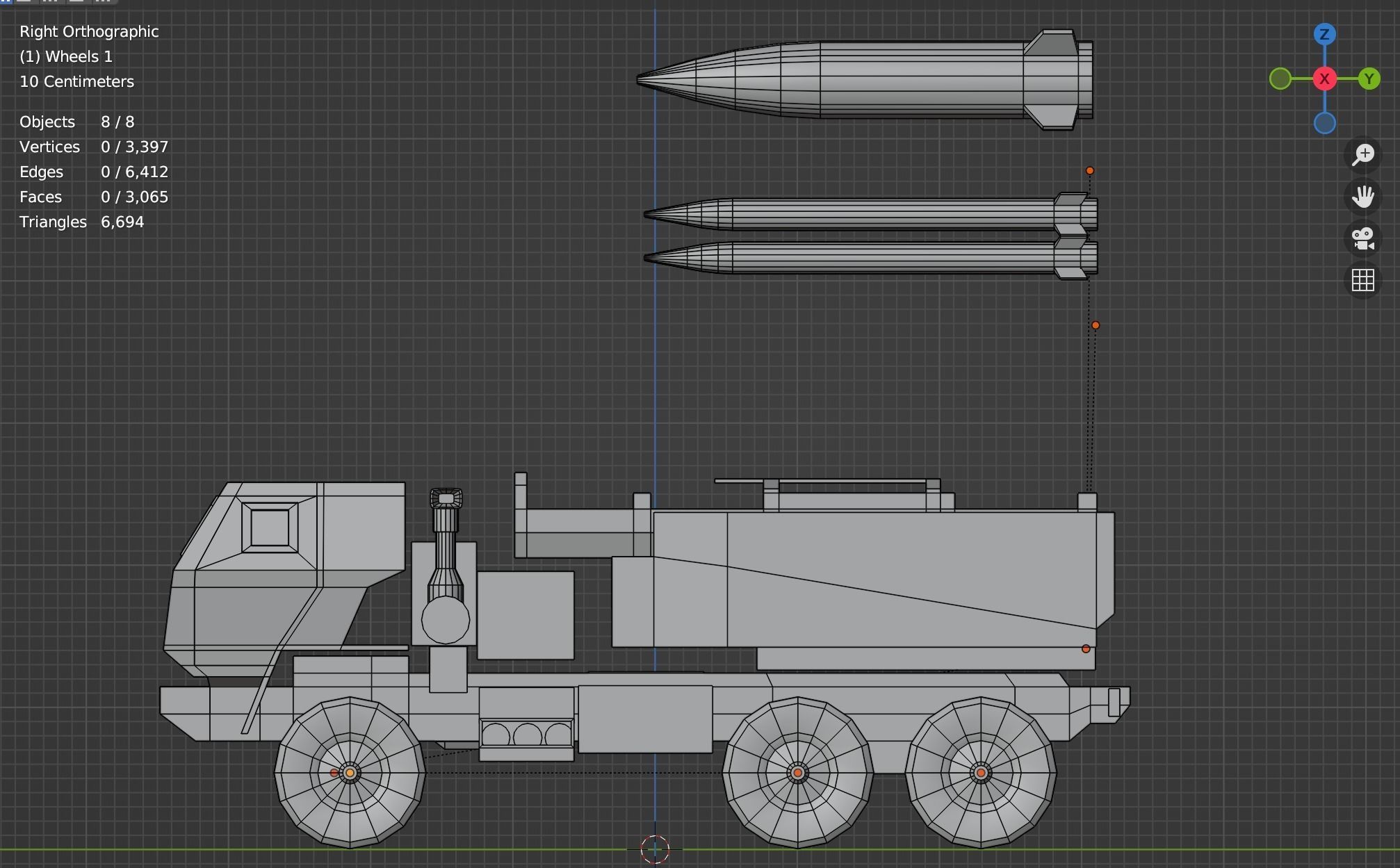 3D model HIMARS Launch rocket system VR / AR / low-poly | CGTrader