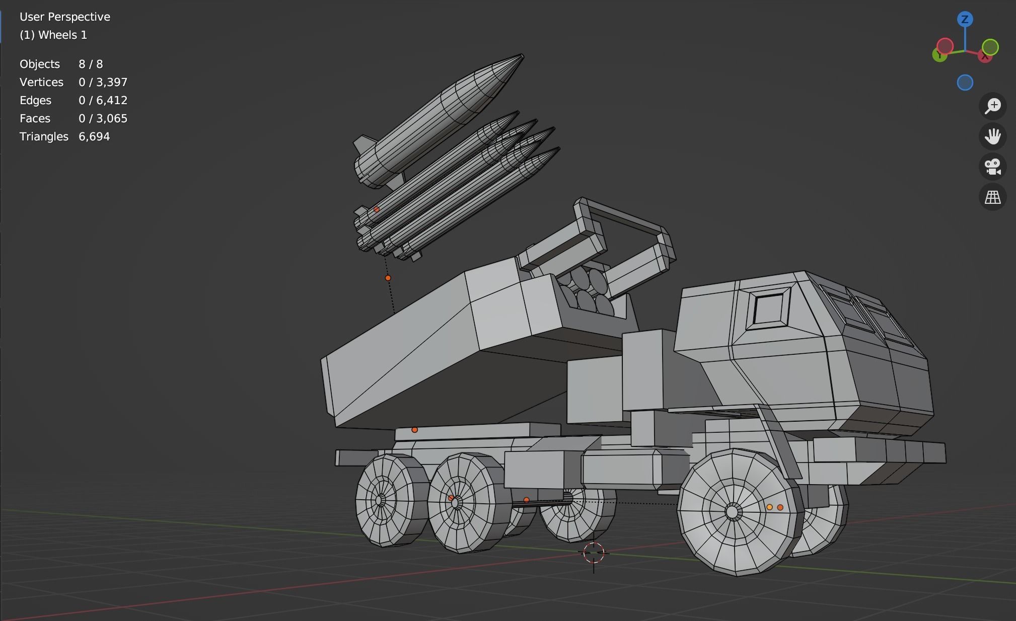 3D model HIMARS Launch rocket system VR / AR / low-poly | CGTrader