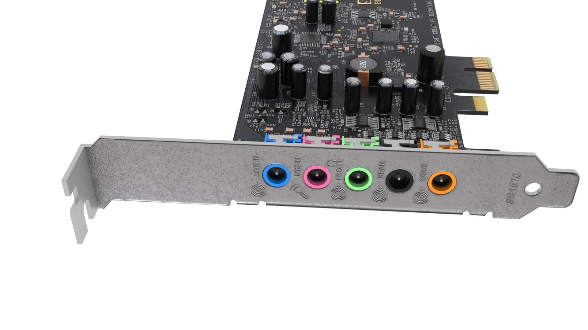 Sound Card 3D model | CGTrader