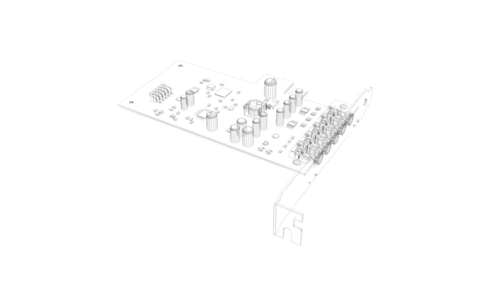Sound Card 3D model | CGTrader