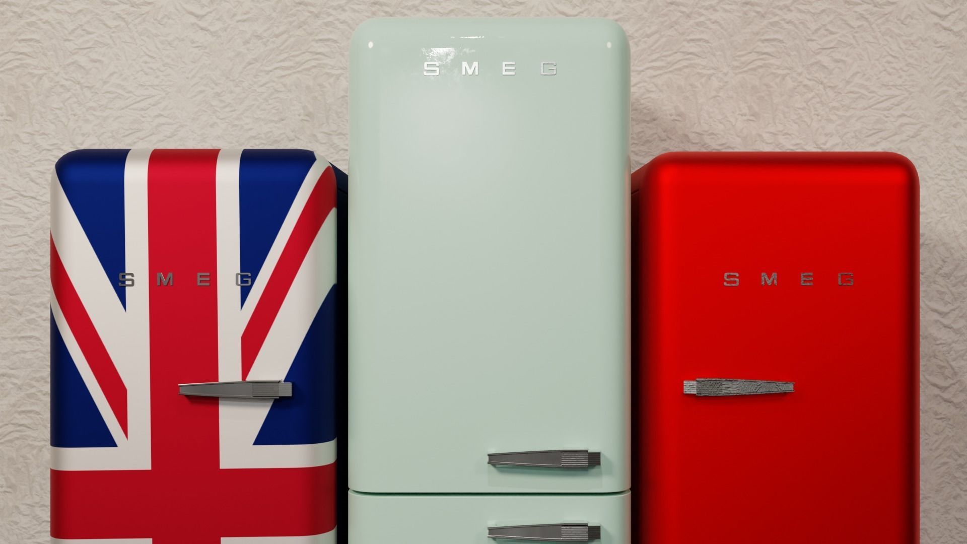 Smeg Fridge 3D model | CGTrader