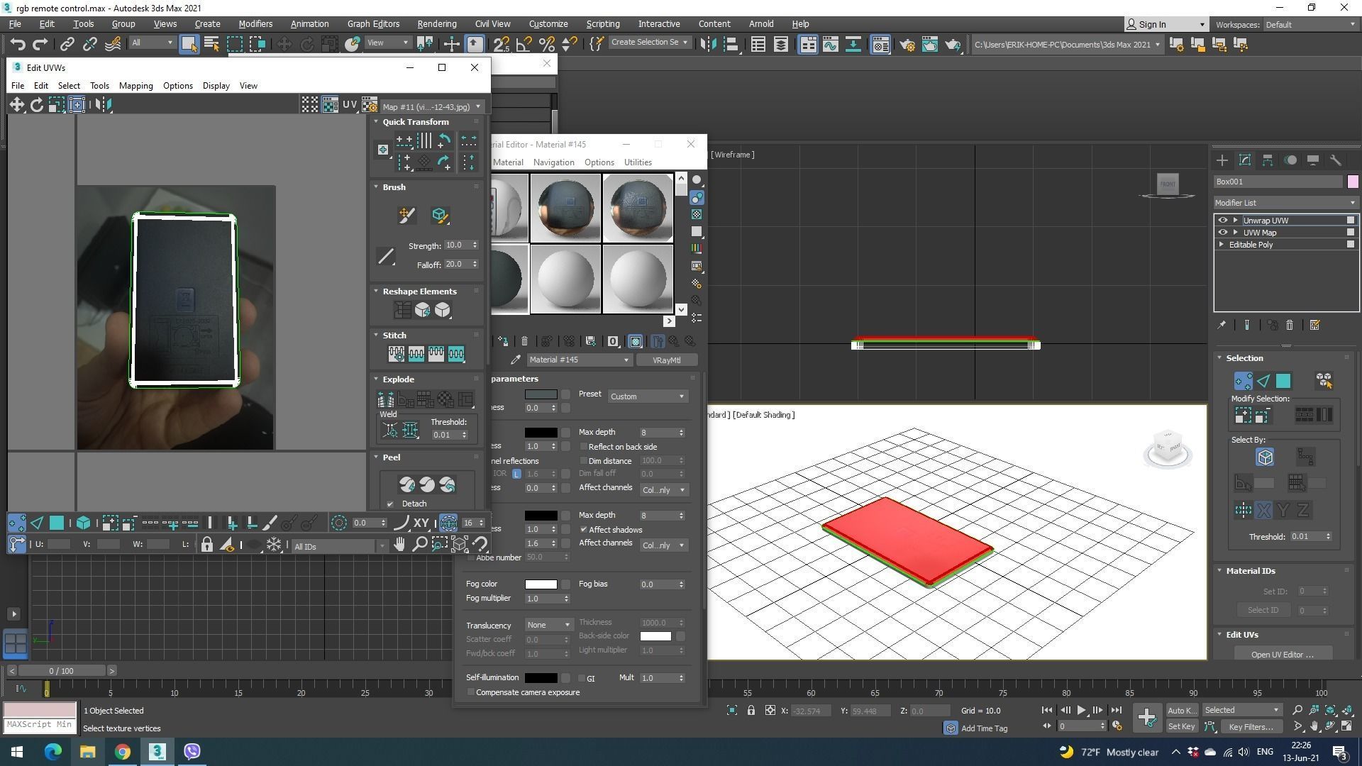 RGB Light Remote Control 3D model | CGTrader