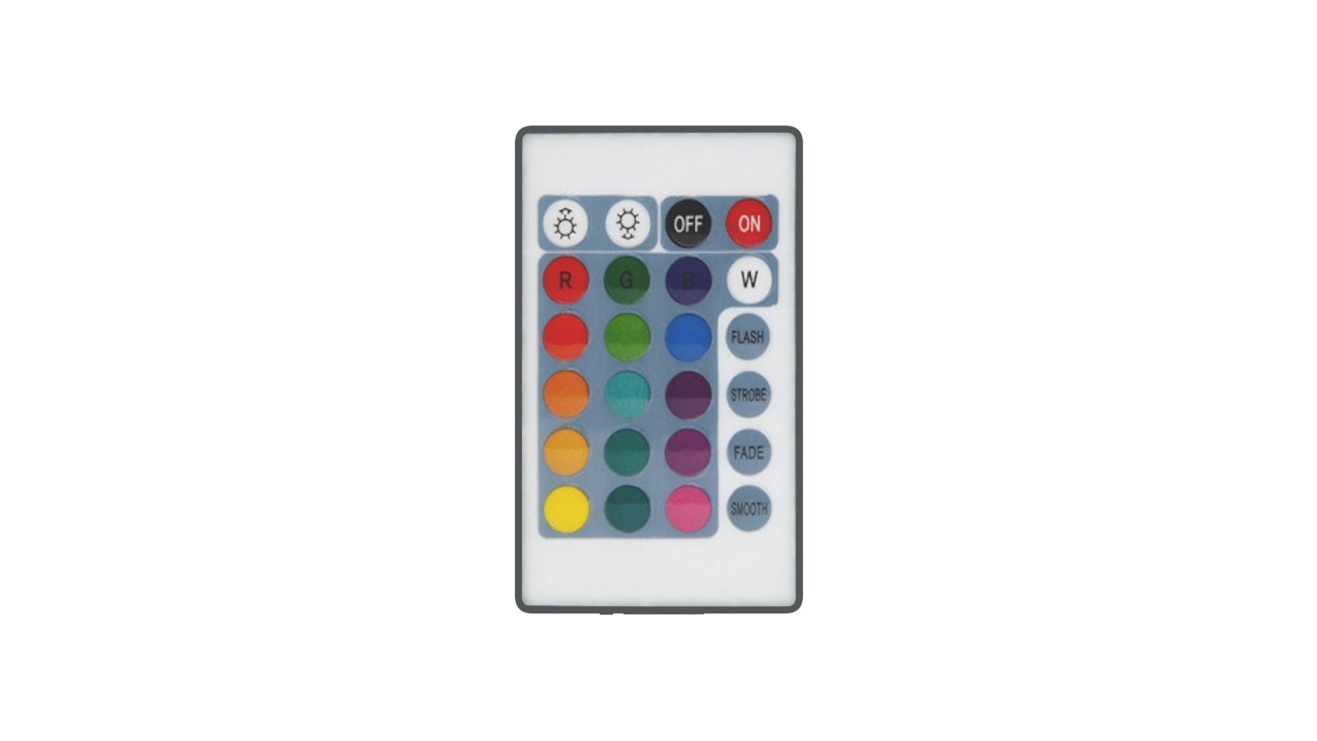 RGB Light Remote Control 3D model | CGTrader