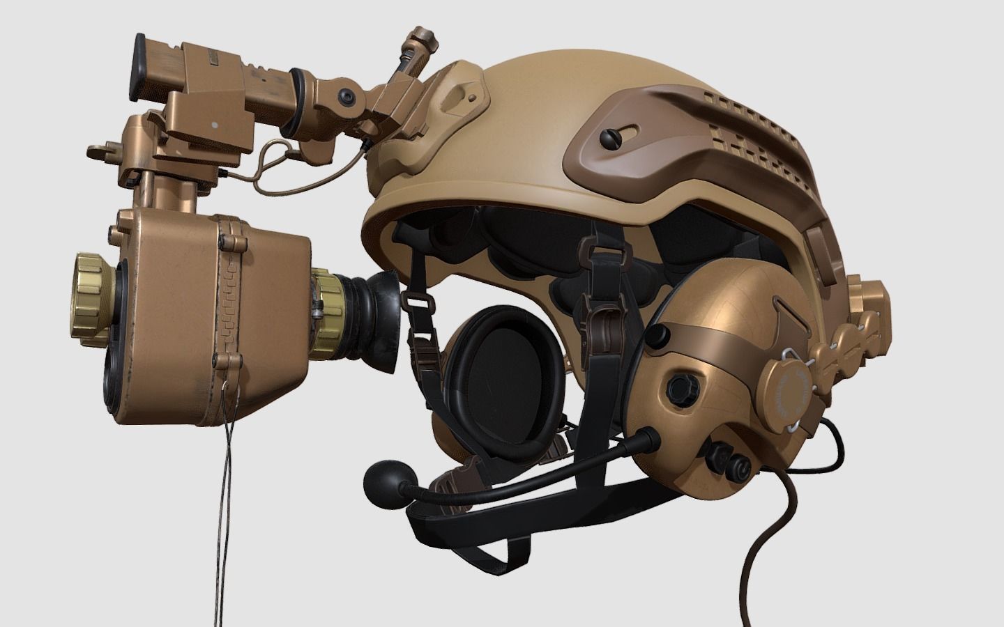 HELMET NIGHT VISION 3D model | CGTrader