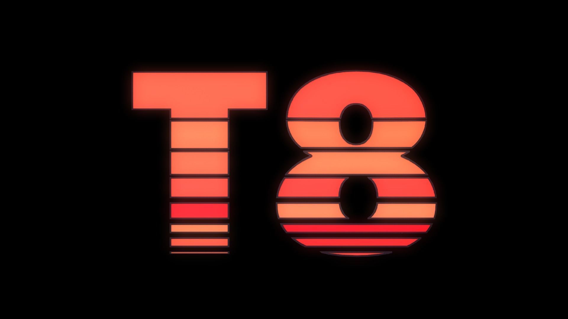 T8 - Tate McRae 3D Model LED Sign from Live Tour 2022 3D model | CGTrader