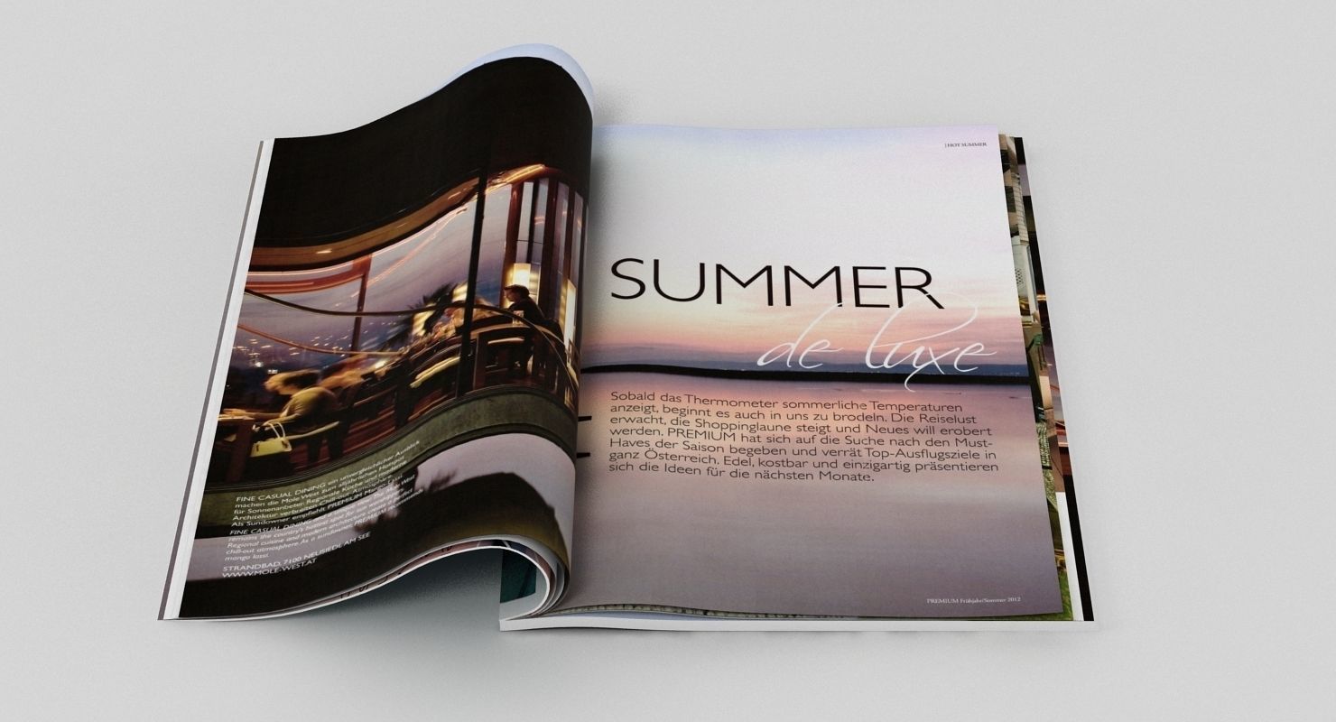 3D model Magazine 2 book with beach VR / AR / low-poly | CGTrader