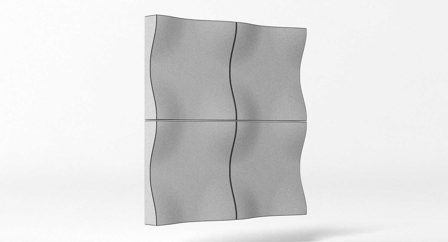 Decorative Modular Wall Panel 1 3D model | CGTrader