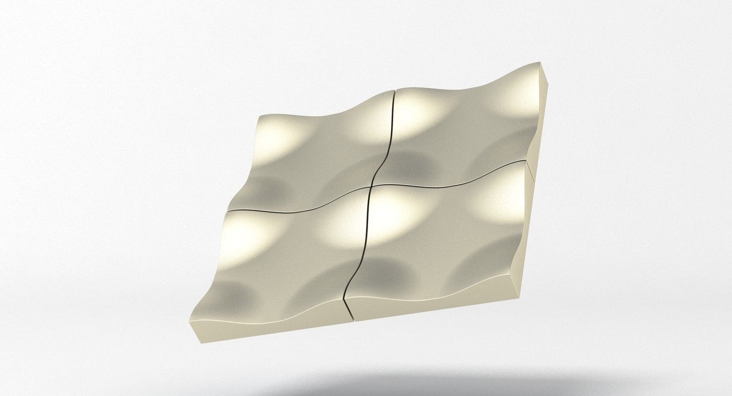 Decorative Modular Wall Panel 1 3D model | CGTrader