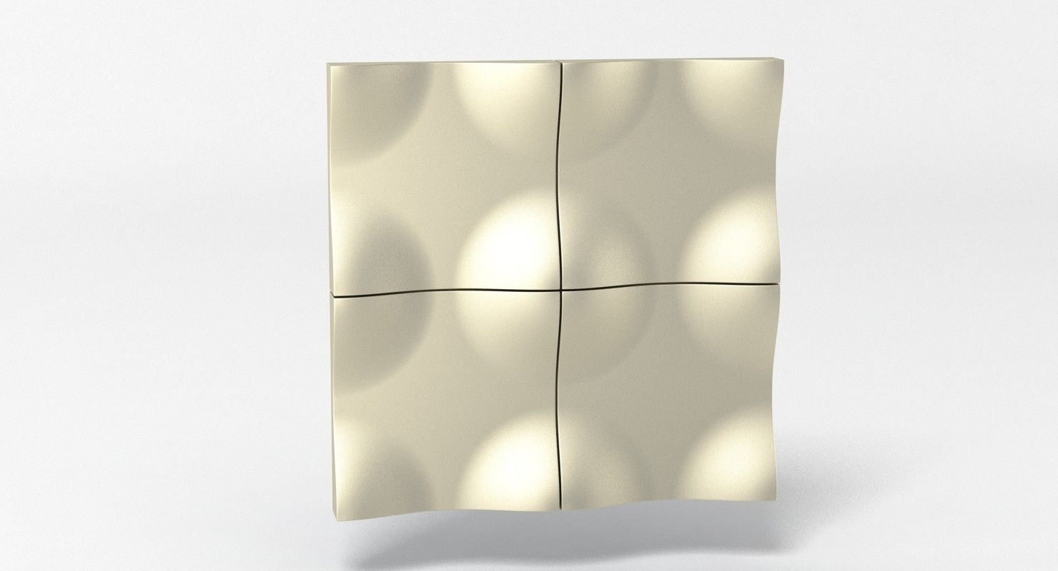 Decorative Modular Wall Panel 1 3D model | CGTrader