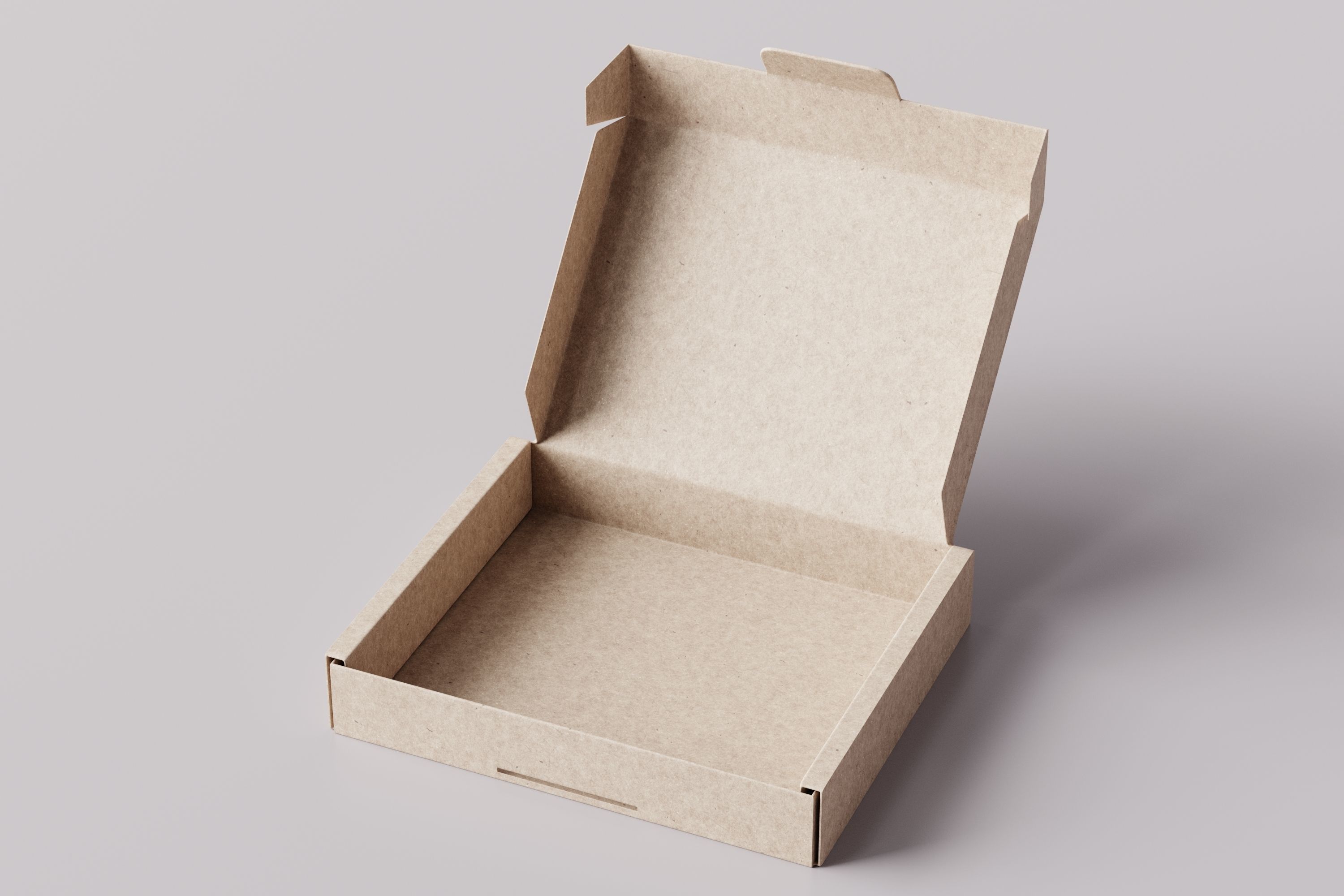 3D model Flat cardboard box VR / AR / low-poly | CGTrader