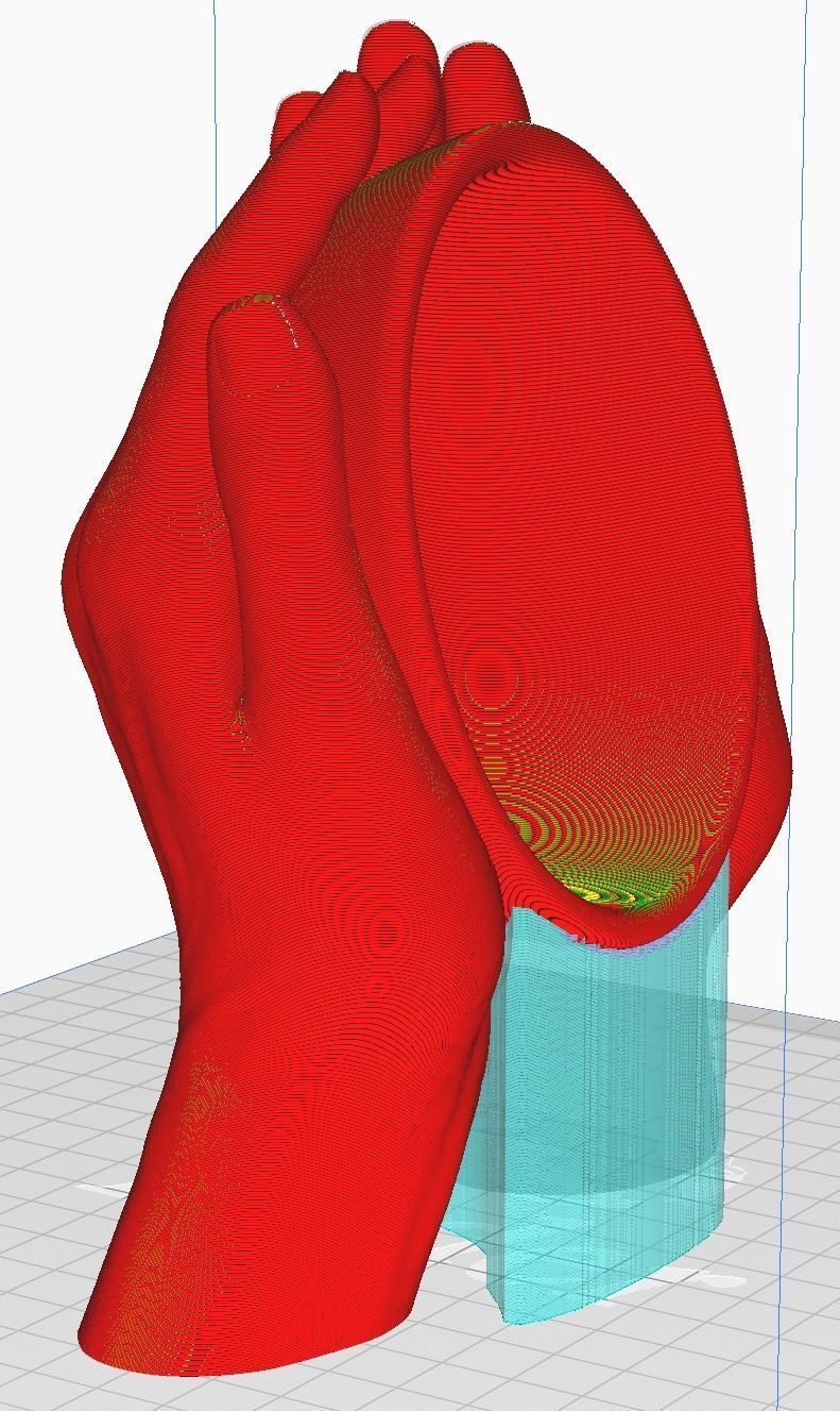 Hand pot planter 3D model 3D printable | CGTrader