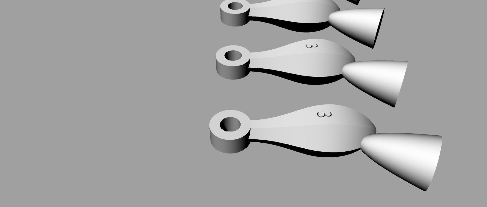 mold lead fishing 3D model | CGTrader