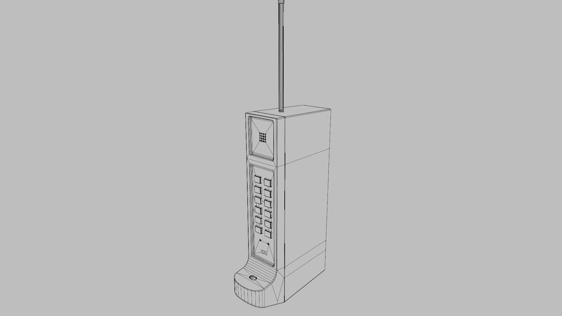 Vintage Cell Phone 3D model | CGTrader