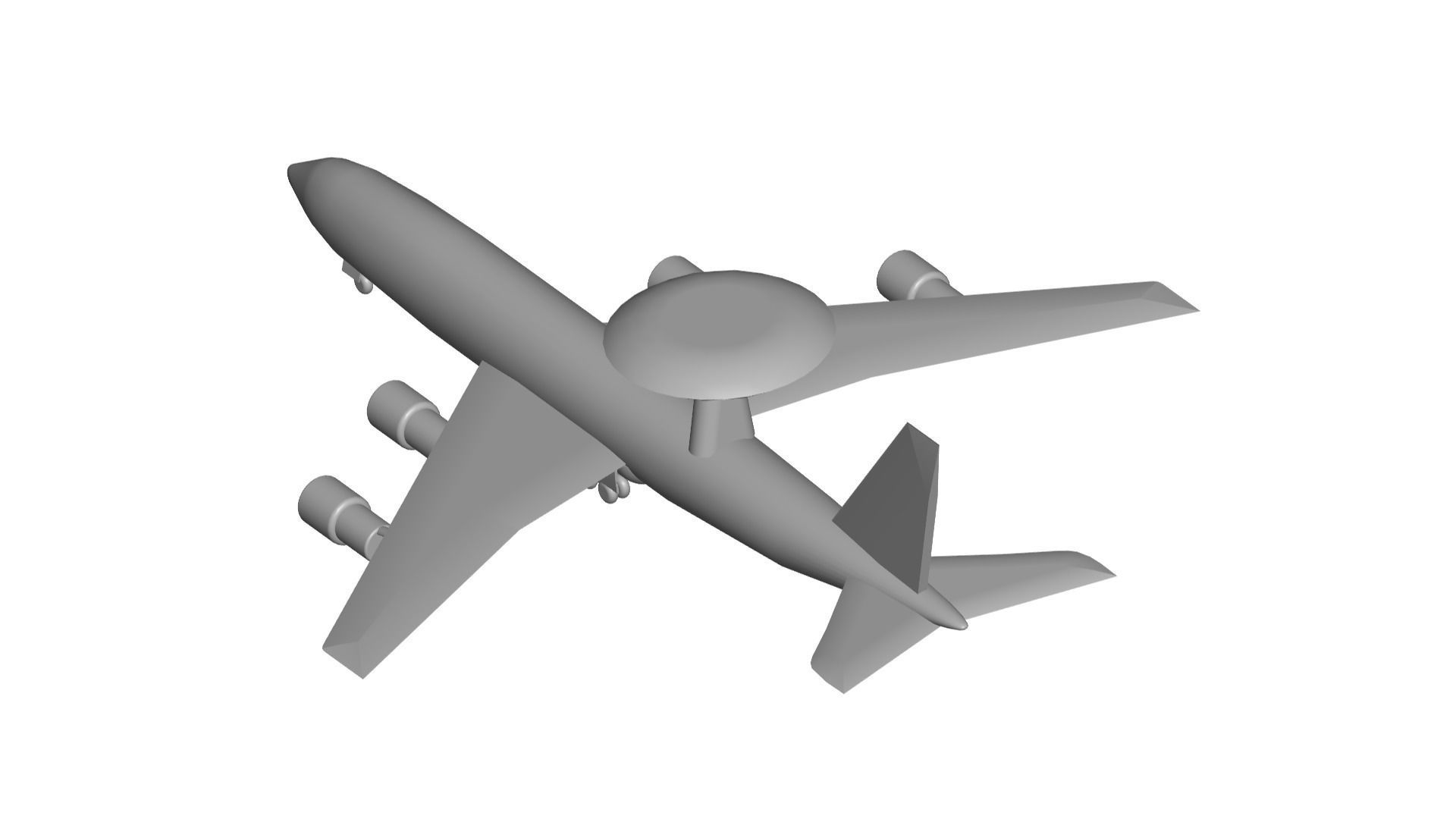 Boeing E-3 Sentry 3D model | CGTrader