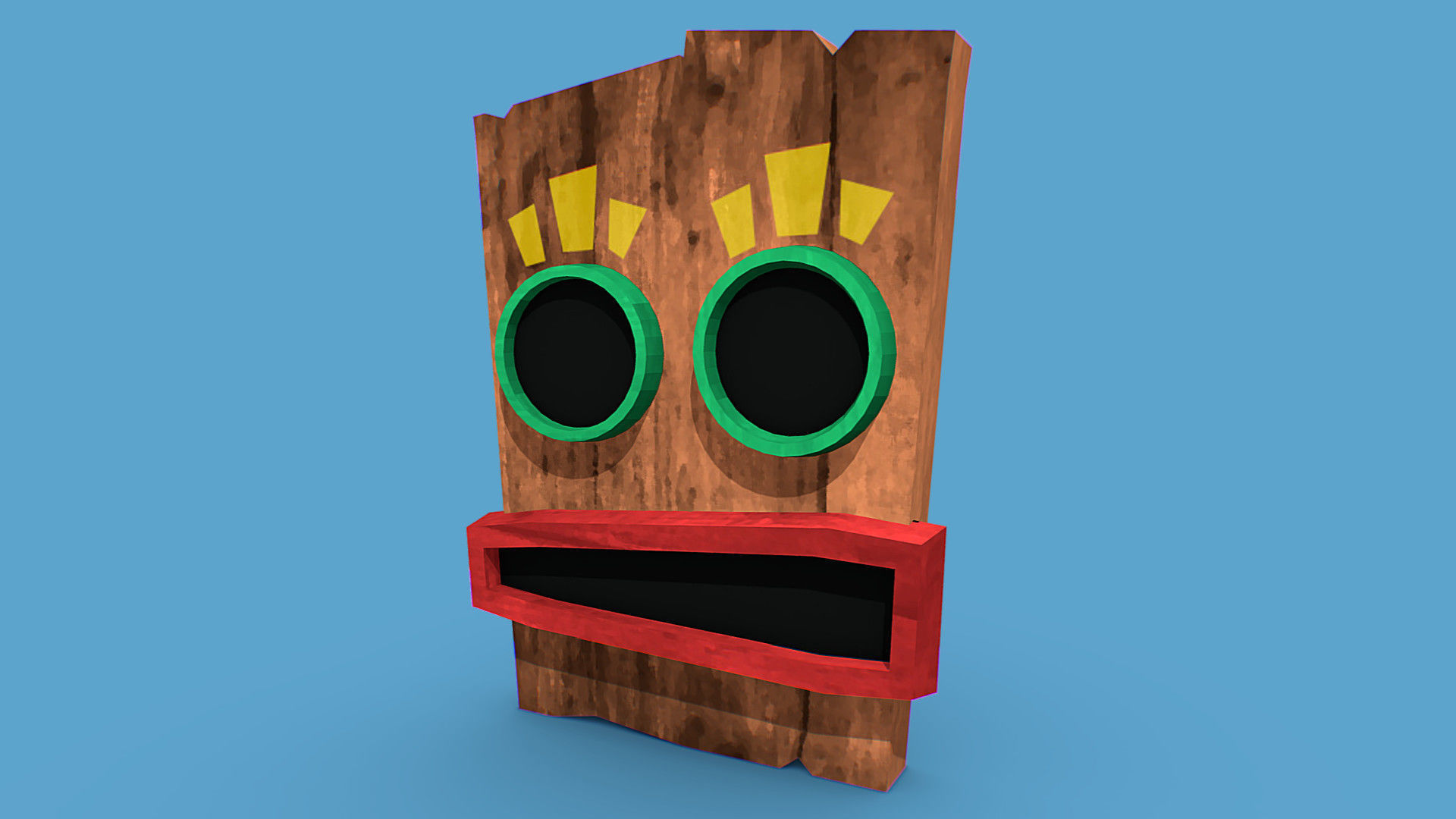 Low Poly Stylized Tribal Mask free VR / AR / low-poly 3D model | CGTrader