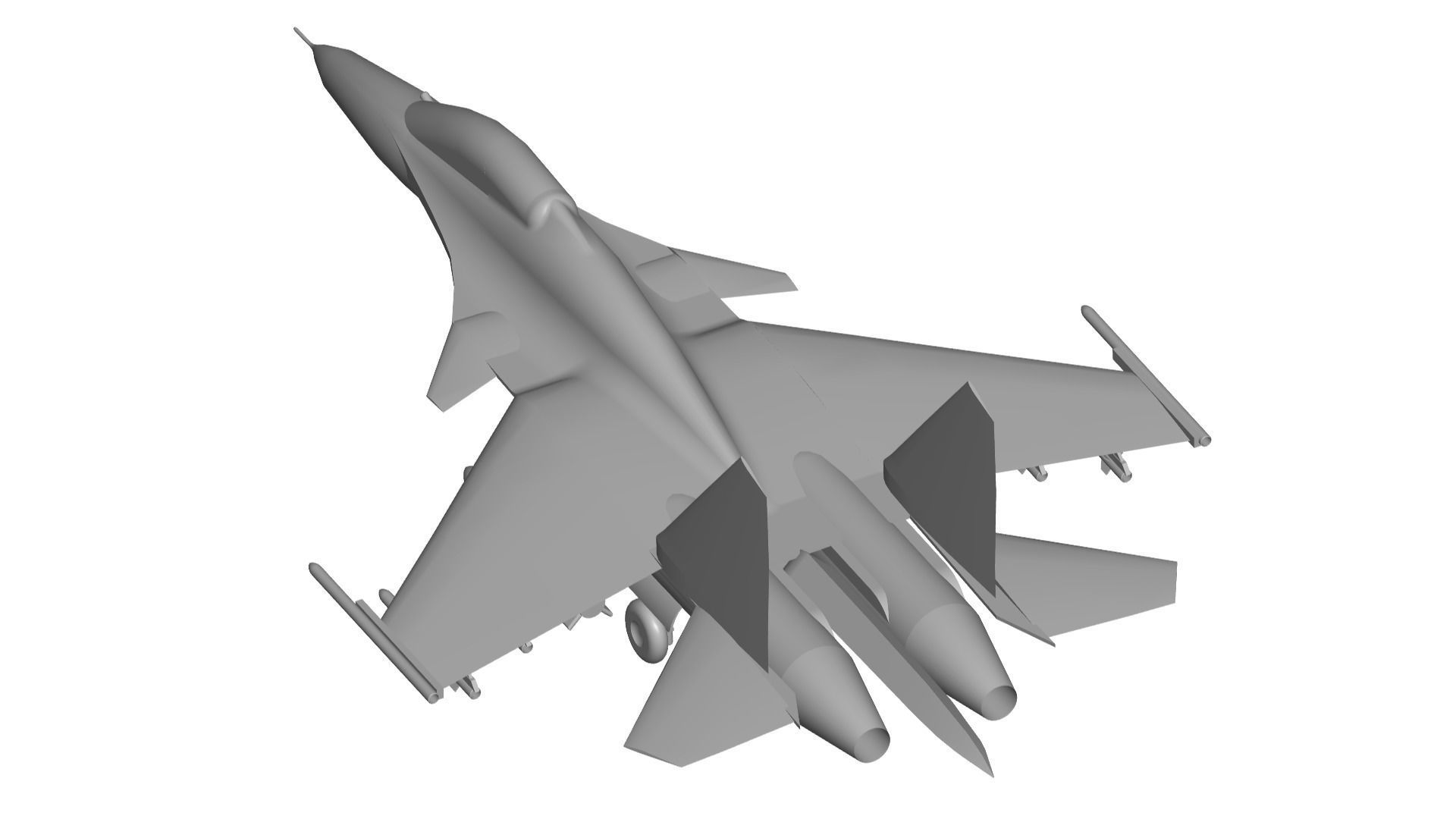 Sukhoi Su-30MKI 3D model | CGTrader