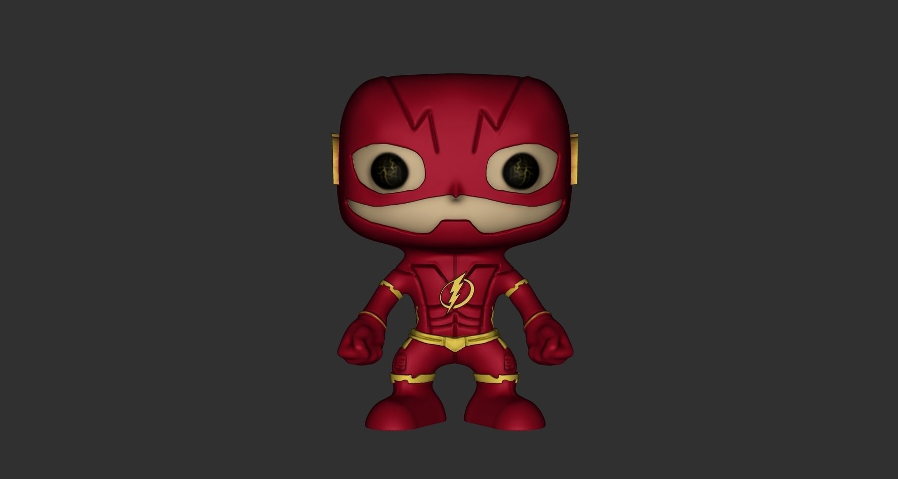 Funko The flash 3D model 3D printable | CGTrader