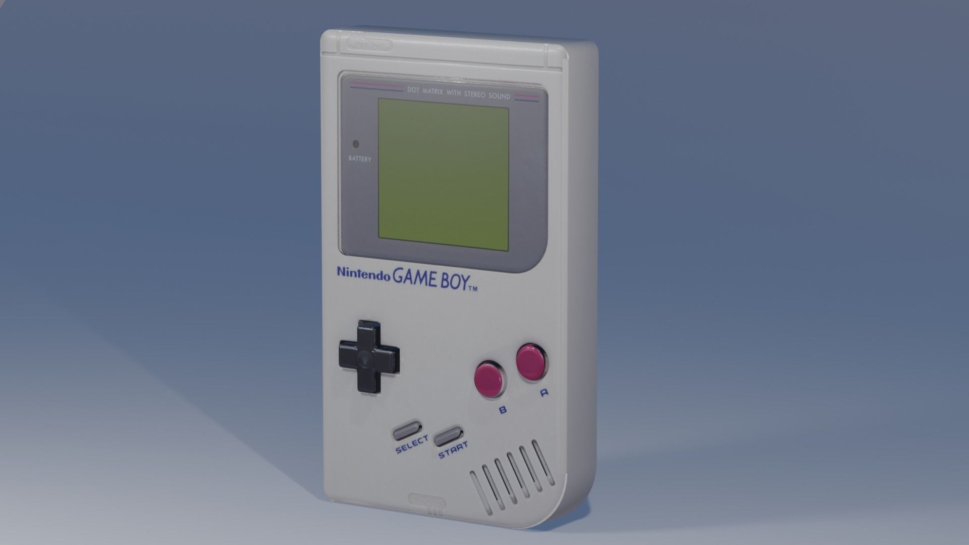 Nintendo Gameboy 3D model | CGTrader