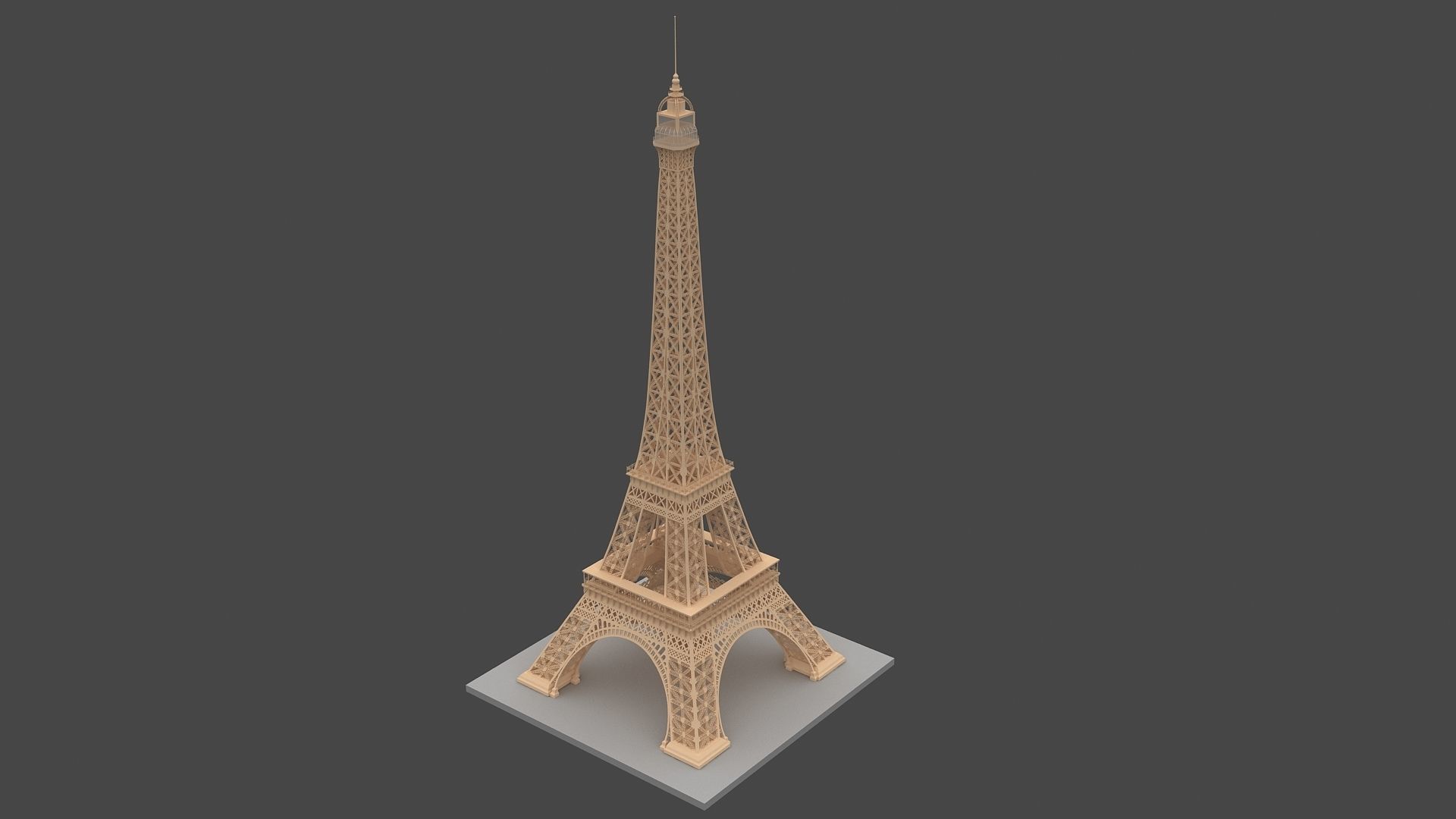 Eiffel Tower France 3D model | CGTrader
