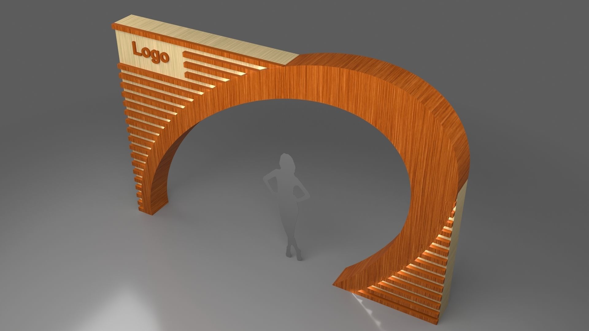 Entry arch 3D model | CGTrader