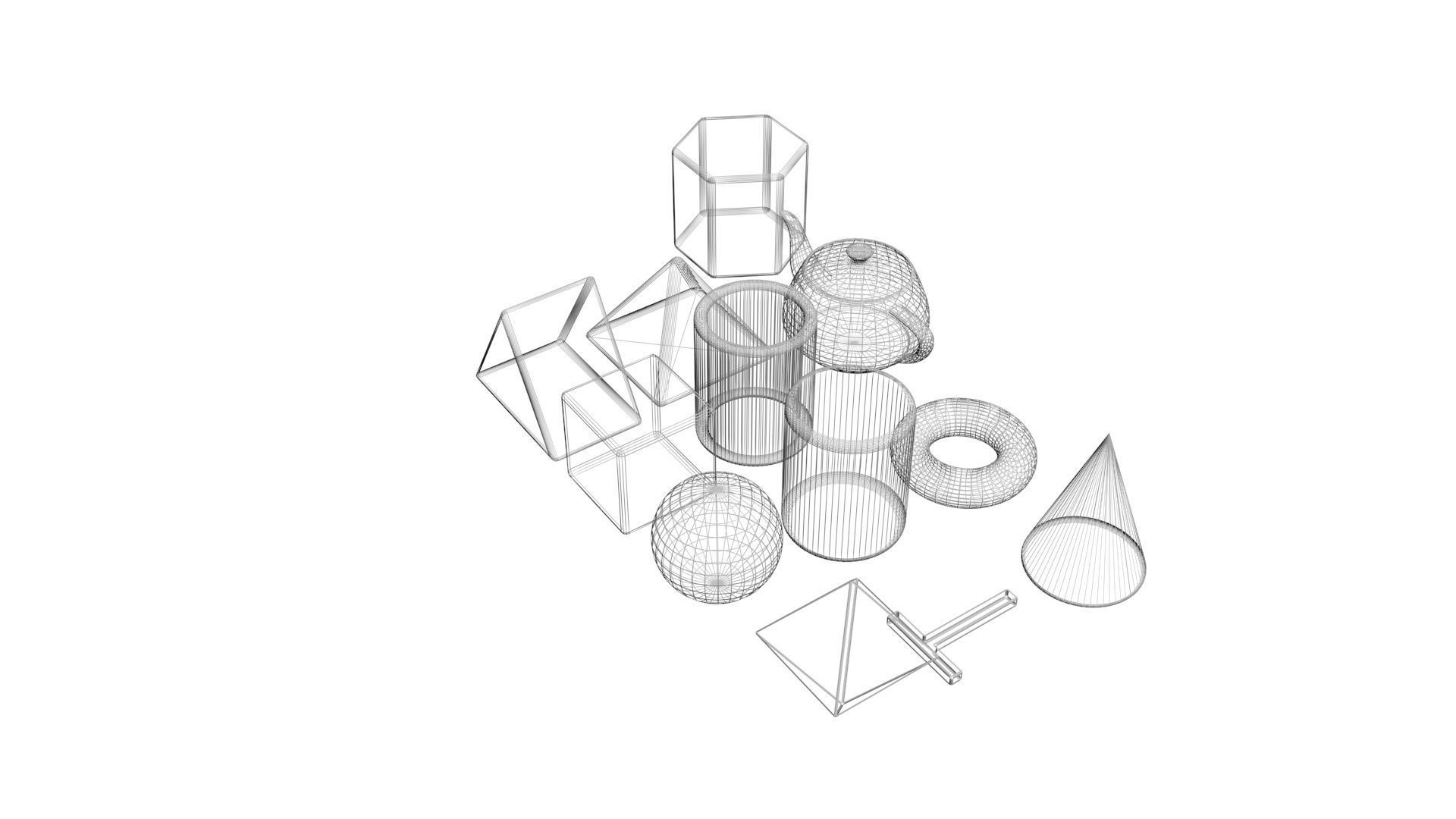 Magnetic Different Geometric Shapes For 3D Printing 3D model 3D ...