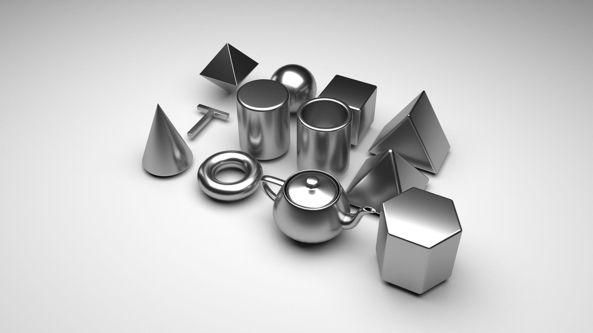 Magnetic Different Geometric Shapes For 3D Printing 3D model 3D ...