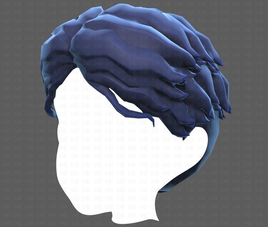 3D model Base Hair for Boy V19 VR / AR / low-poly | CGTrader