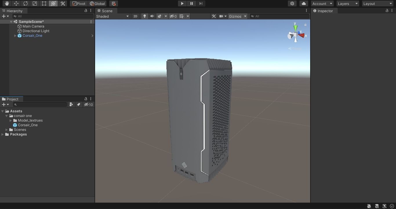 3D model Corsair One Gaming prebuilt asset VR / AR / low-poly | CGTrader