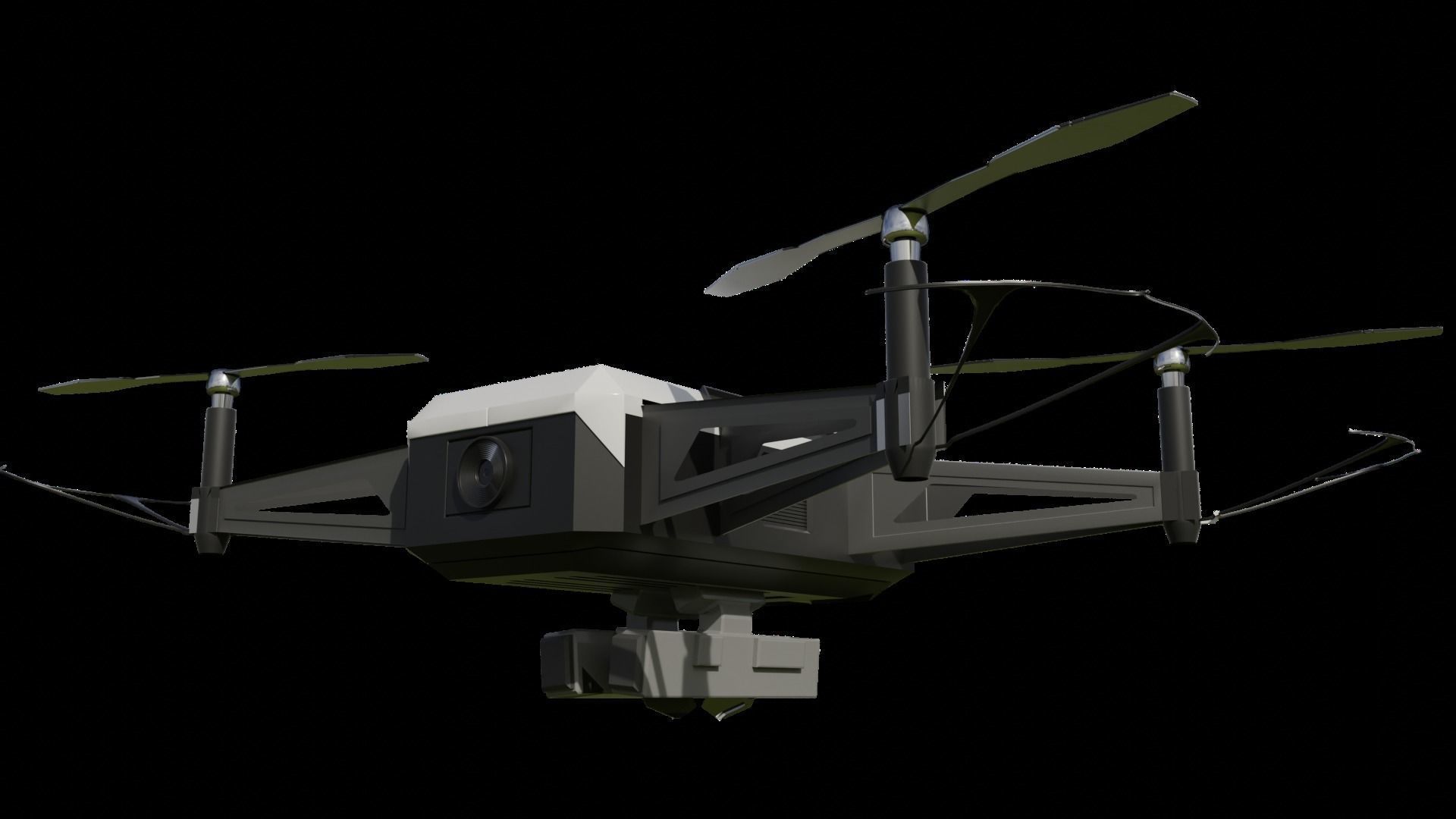 sci fi drone spaceship 3D model | CGTrader