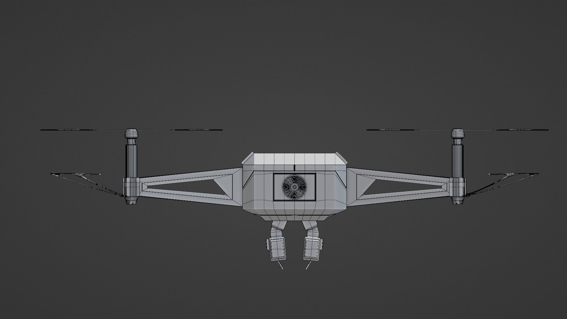 sci fi drone spaceship 3D model | CGTrader